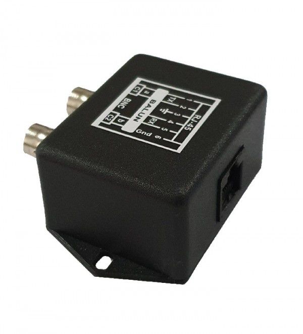 Balun Unitário 1 BNC e 2 RJ45 Telefonia E1 de 75 - 120 OHms G703 - I3M Shop - Produtos para ...