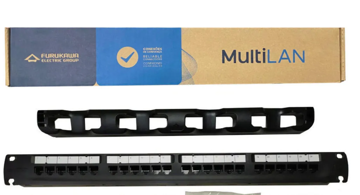 Patch Panel 1U para Rack Cat6 RJ45 Gigalan Furukawa 35030015 - I3M Shop ...