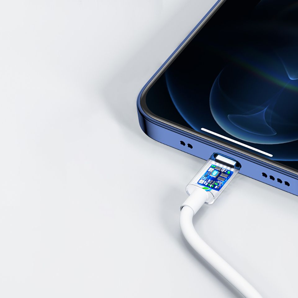 Cabo P/ iPhone Ios Usb Tipo C Lightning 18w Carregador Dados TAM 1M MODELO KAP-333-PD - Safira ...