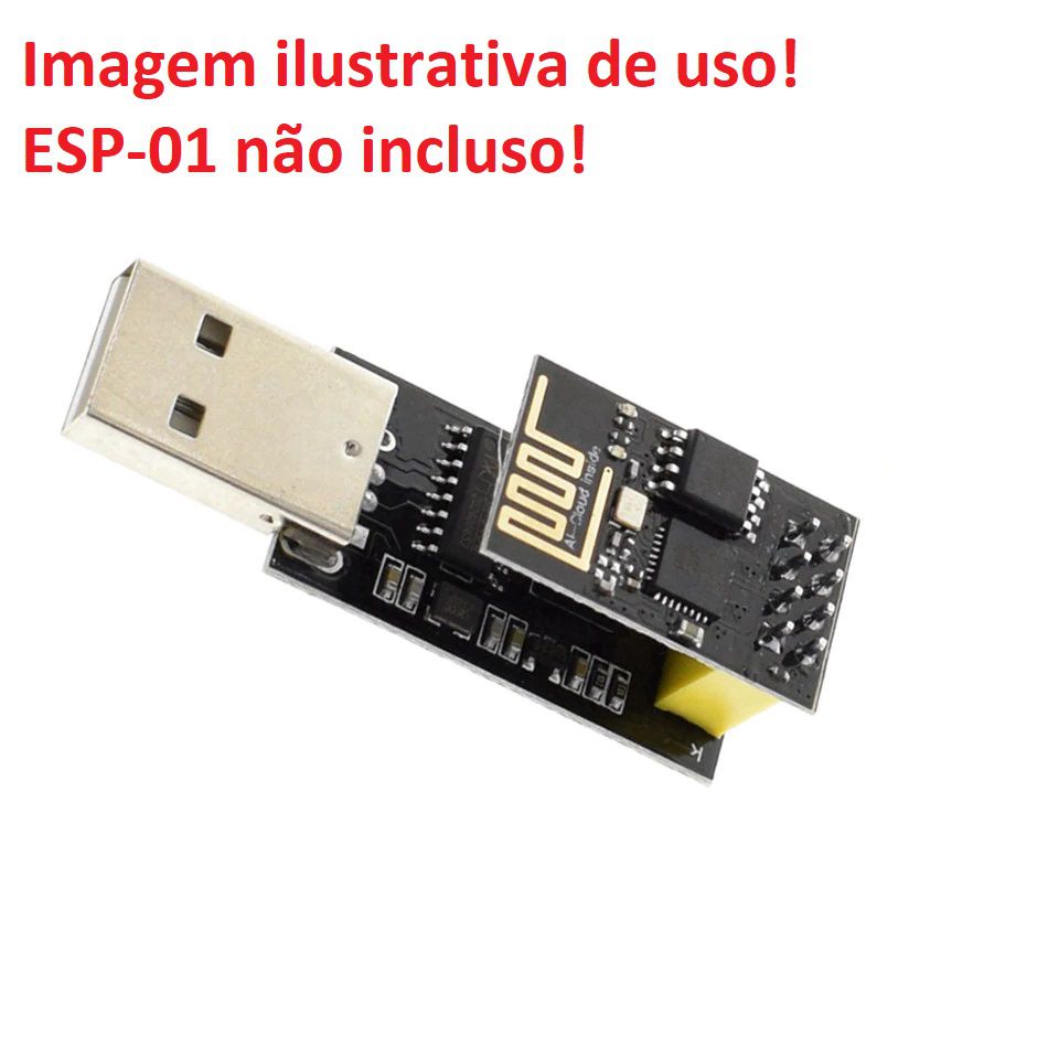 Adaptador Usb Serial Ttl Para Módulo Wifi Esp8266 Esp-01 - Safira Tecnologia