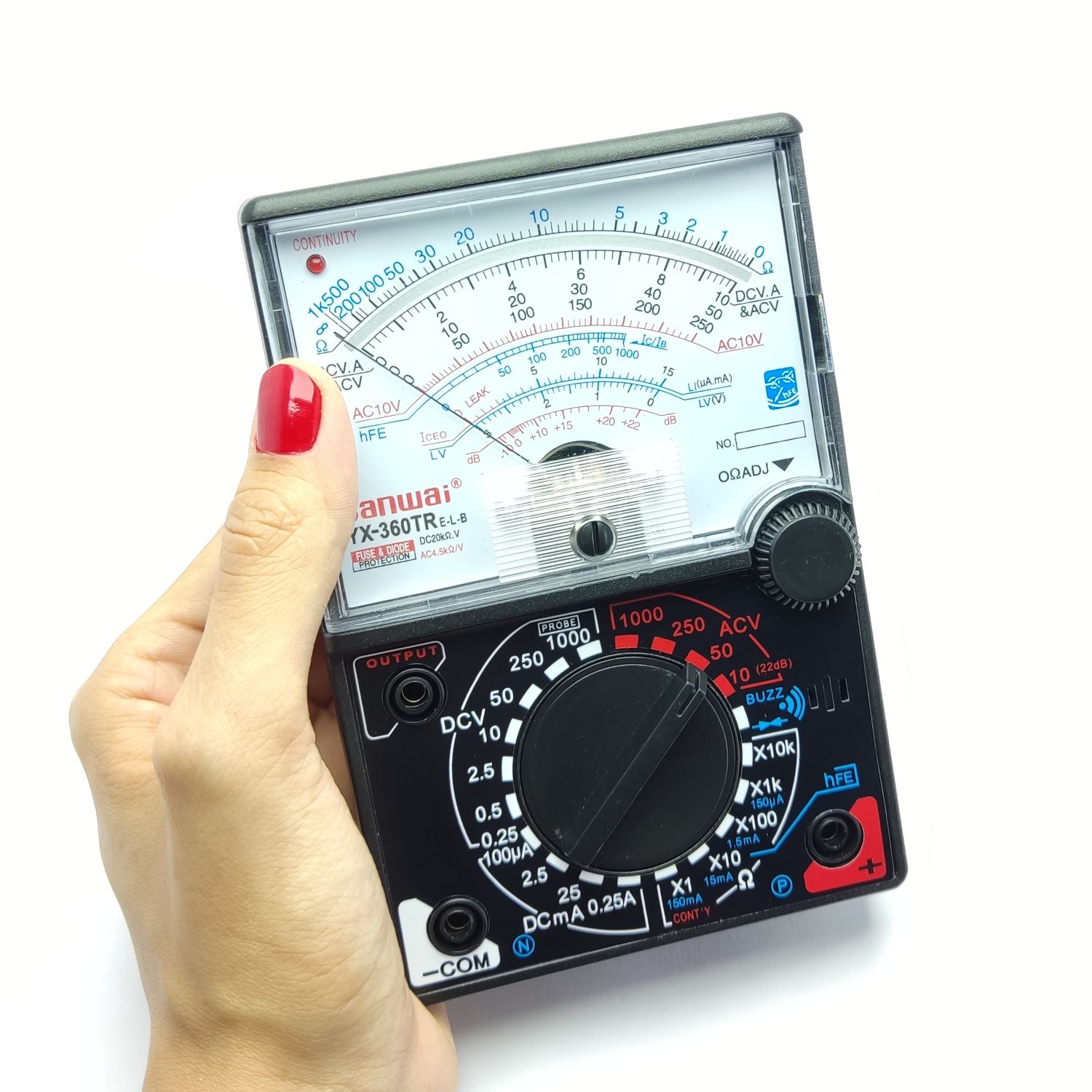 Multímetro Analógico Profissional - Safira Tecnologia