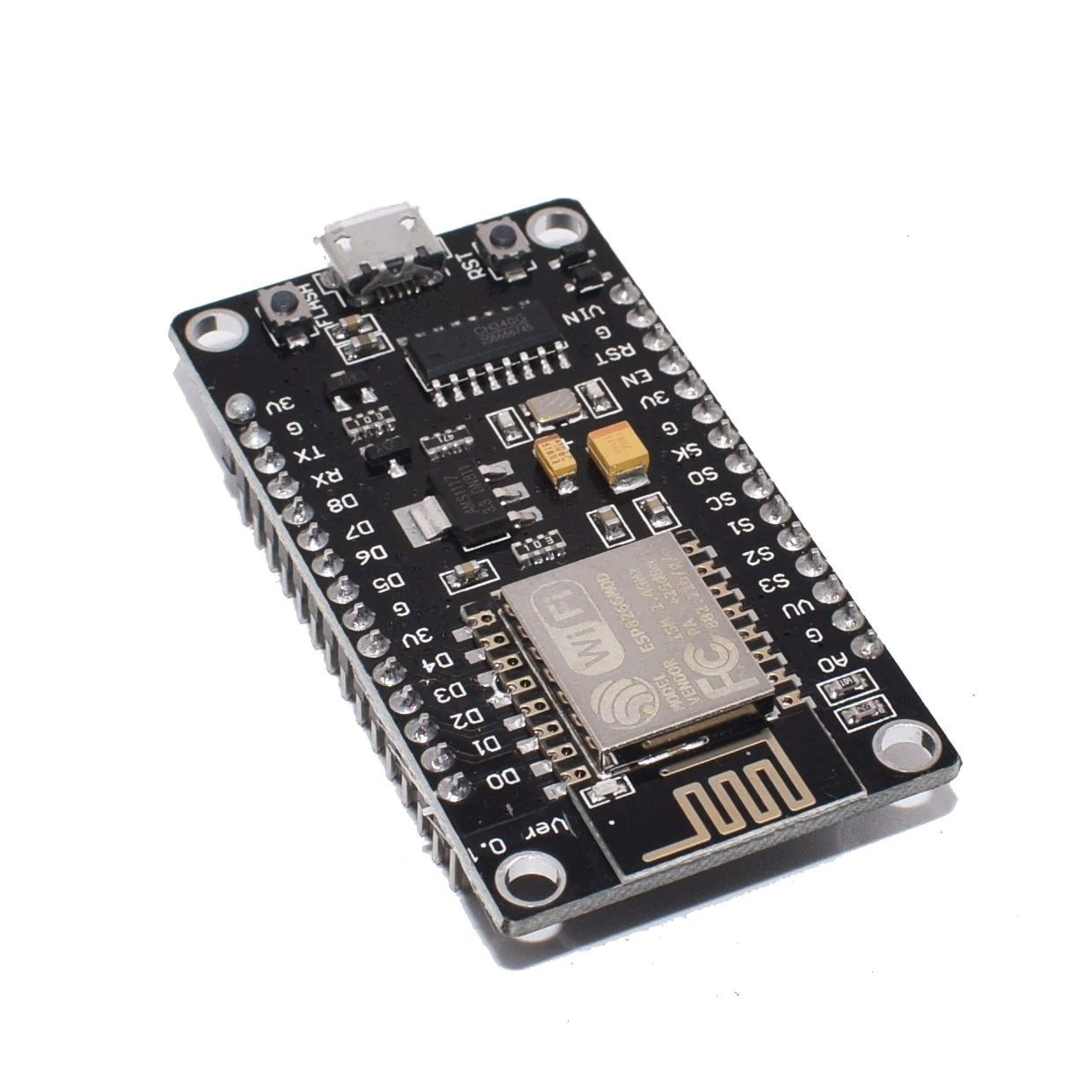 Nodemcu V3 Esp8266 Ch340 Lua Wifi Compatível Arduino Ide - Safira ...