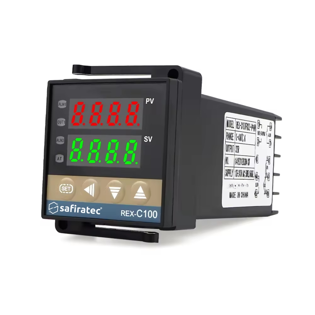 Kit Controlador Temperatura Digital Pid 40a Rex-C100 Termostato Relé ...