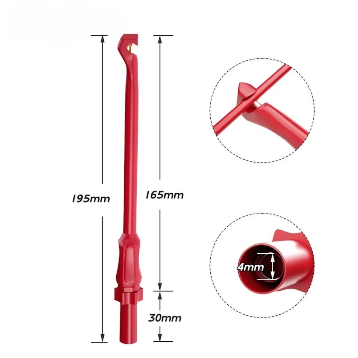 Fura Fio Automotivo Ponta De Prova Perfurante Para Cabo 4mm - Safiratec