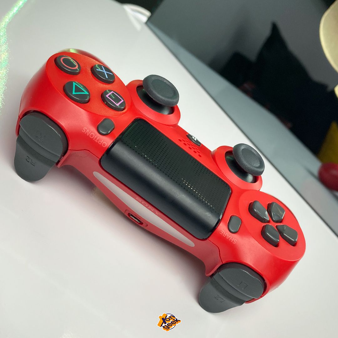 Controle Dualshock 4 PS4 Vermelho - Sony (Seminovo) - XonGeek - O ...