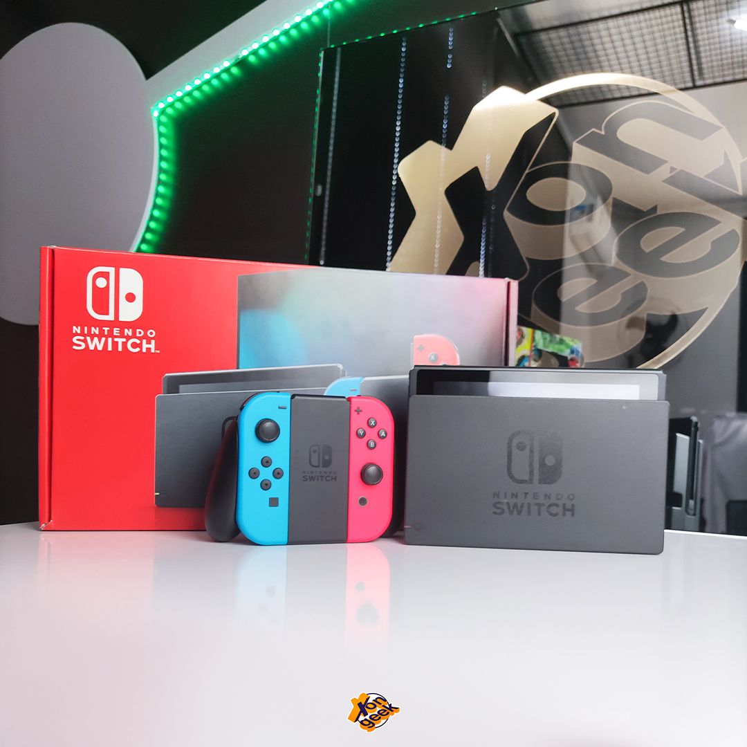 Nintendo Switch V2 Neon (Seminovo) - XonGeek - O Melhor em Games e ...