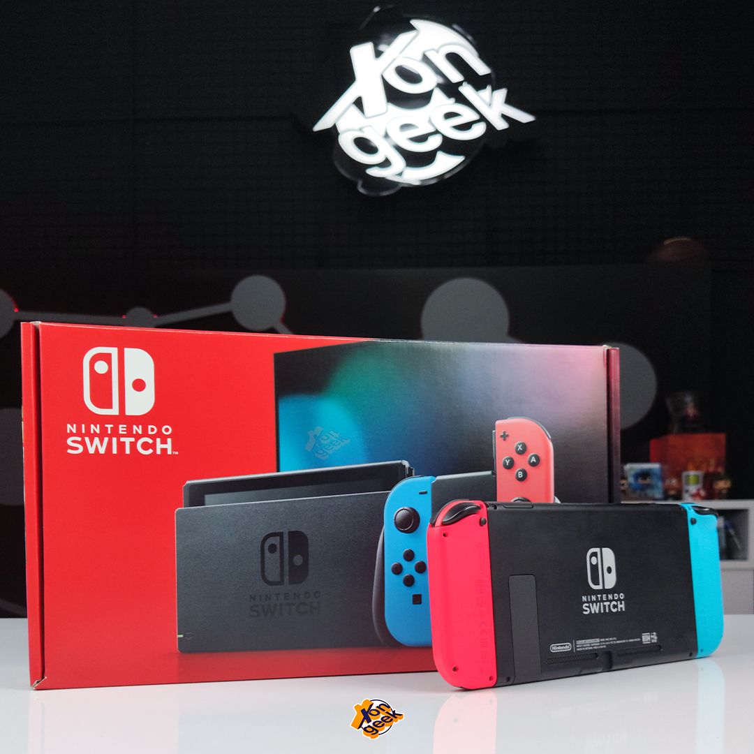 Nintendo Switch V2 Neon (Seminovo) - XonGeek - O Melhor em Games e ...