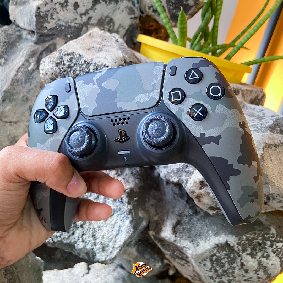Controle Dualsense PS5 Gray Camuflado - Sony - XonGeek - O Melhor em ...