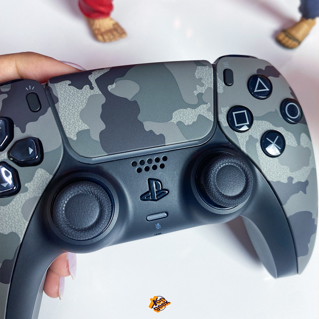 Controle Dualsense PS5 Gray Camuflado (seminovo) - Sony - XonGeek - O ...