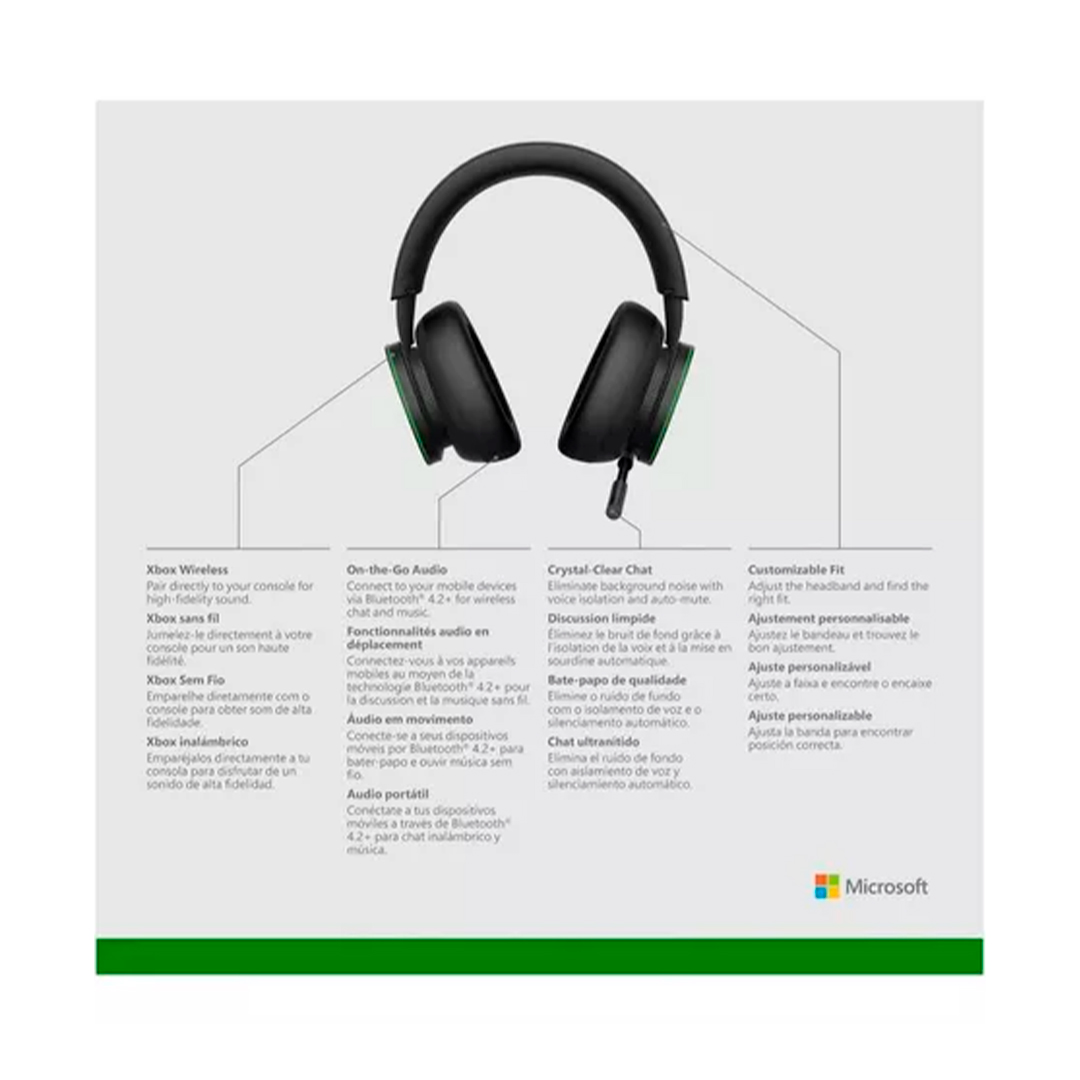 Headset Gamer Tll 00008 Xbox Series X S One E Pc Sem Fio Preto