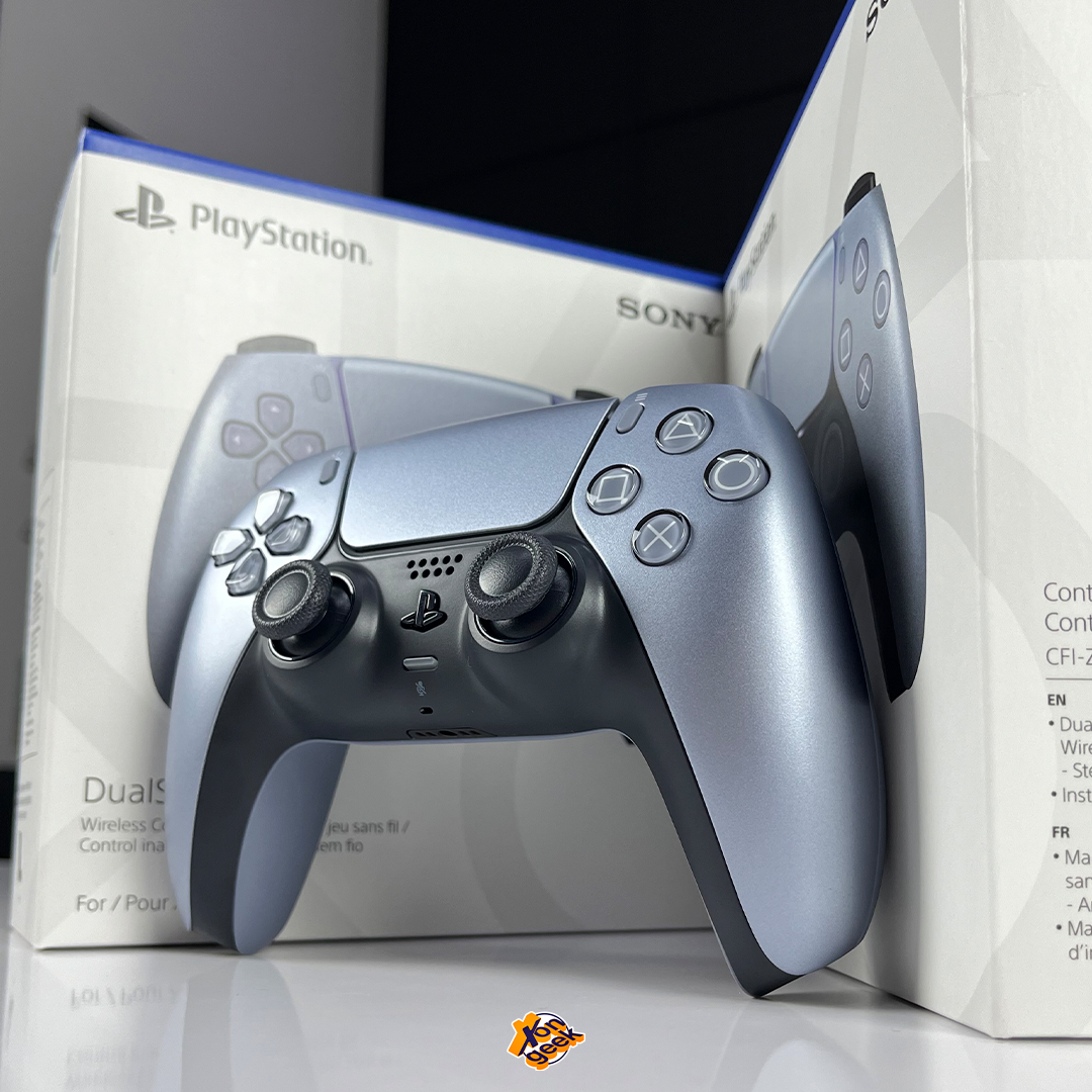 Controle Dualsense PS5 Sterling SIlver - Sony - XonGeek - O Melhor em ...