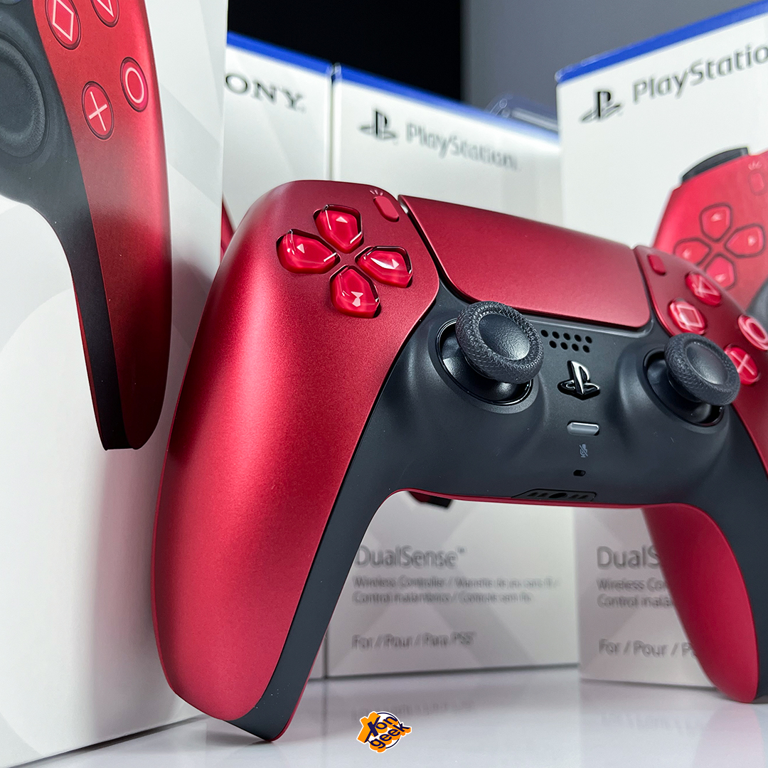 Controle Dualsense PS5 Vermelho Volcanic Red - Sony - XonGeek - O ...