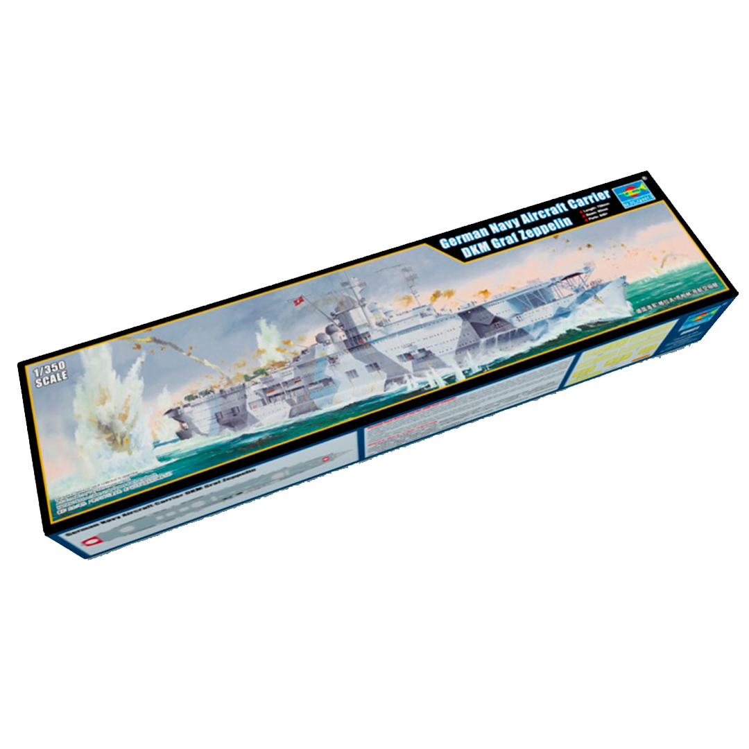German Navy Aircraft Carrier DKM Graf Zeppelin 05627 - Trumpeter ...