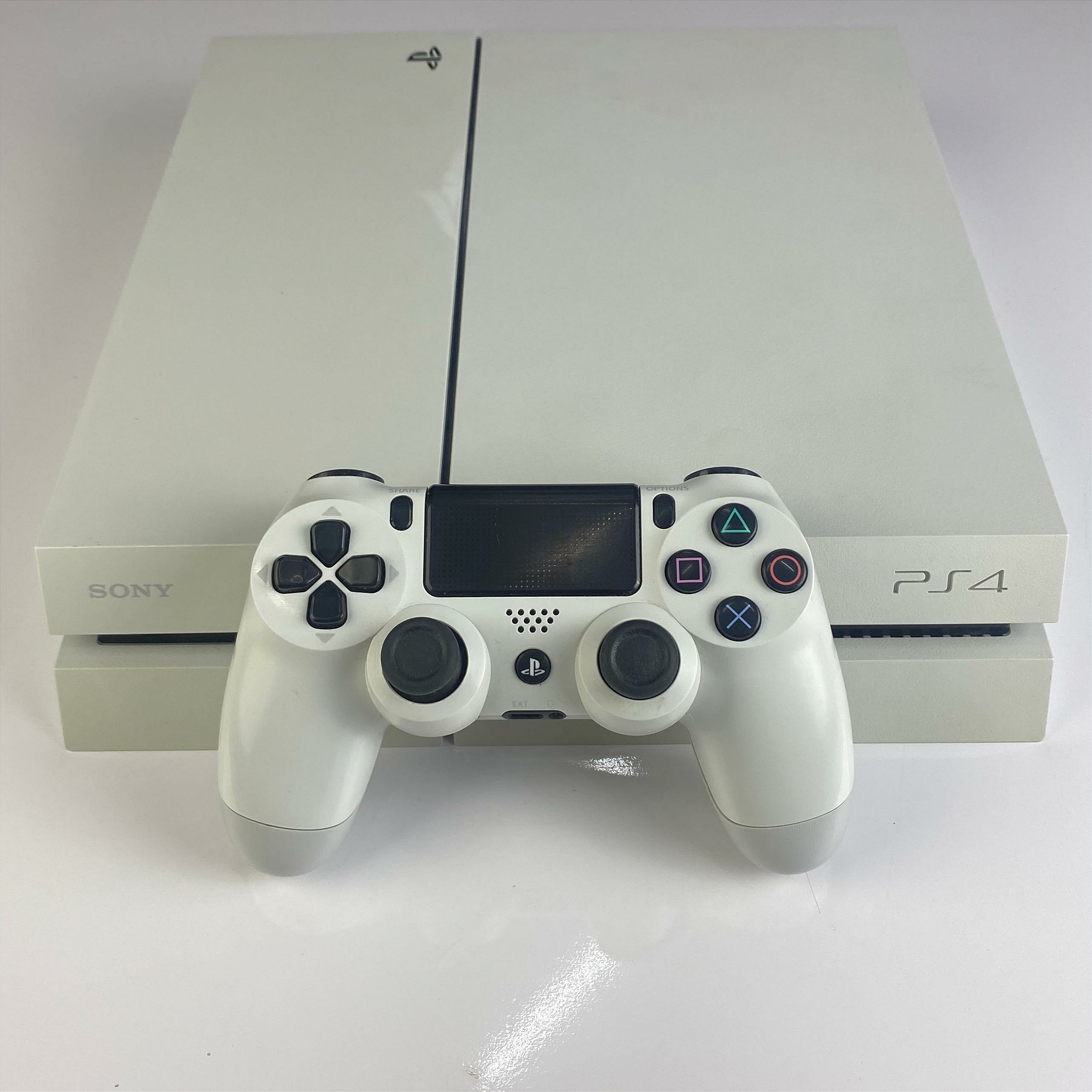 Console Playstation 4 Fat 500GB Glacier White - PS4 Sony (Seminovo ...