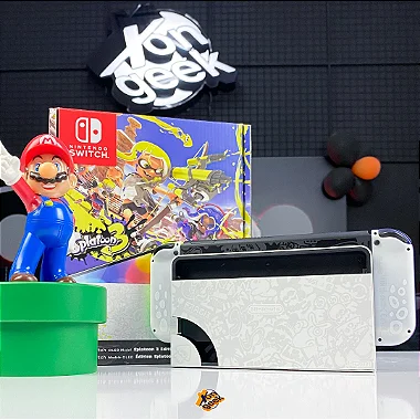 Console Nintendo Switch OLED Edição Especial Splatoon 3 Destravado ...