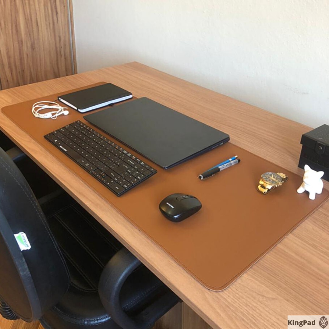 Mouse Pad Desk pad Extra Grande 90x40cm KingPad em Couro - KingPad