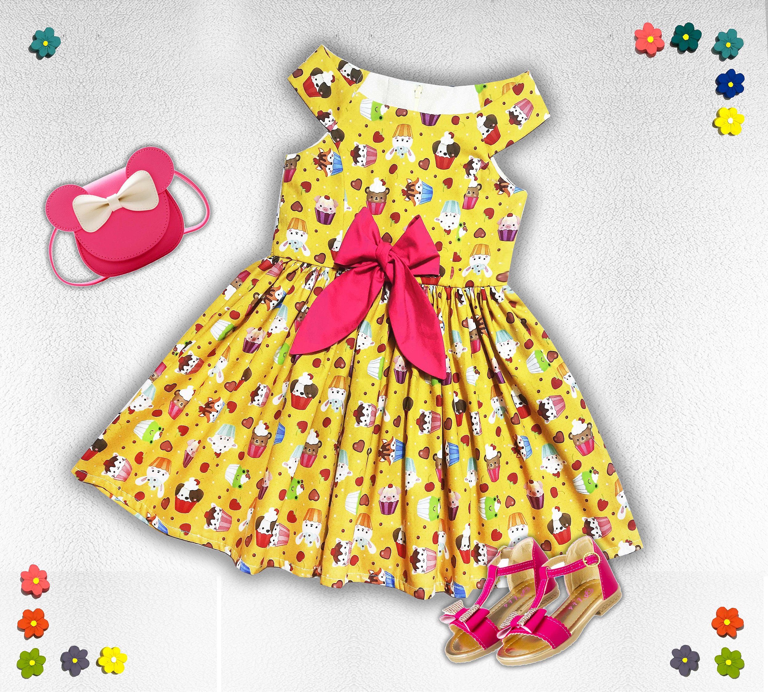 Vestido Carolina - 7 a 12 anos - MOLDE DIGITAL VIA E-MAIL - Dona Fada