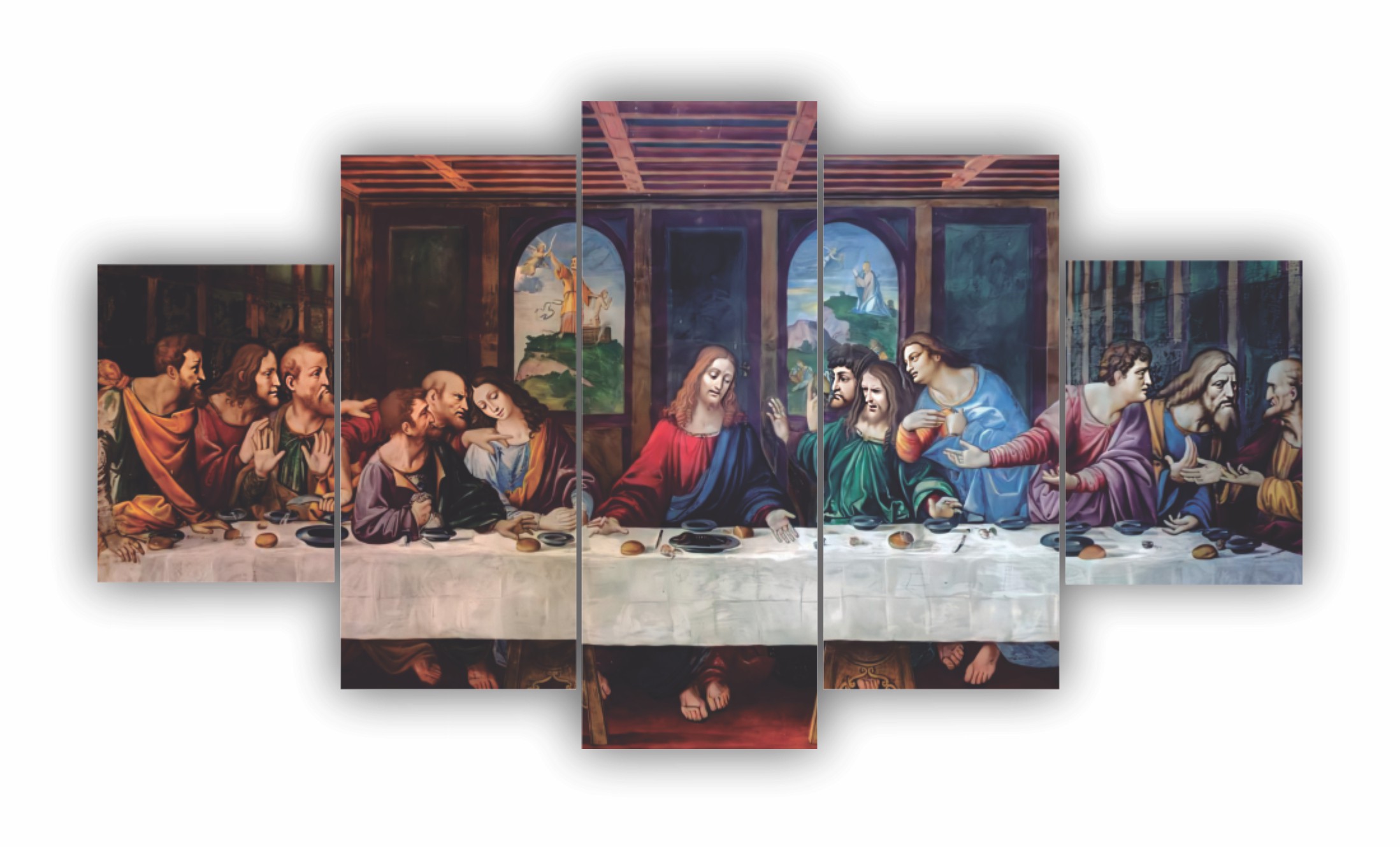 Quadros Decorativos Última Ceia de Jesus Santa Ceia - Estilo Arte Design