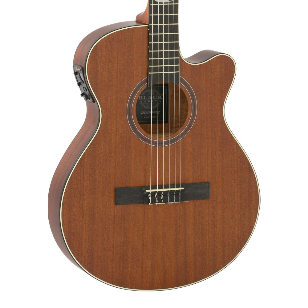 Violão Elétrico Nylon Super Flat Strinberg SL200C MGS Mahogany Satin ...