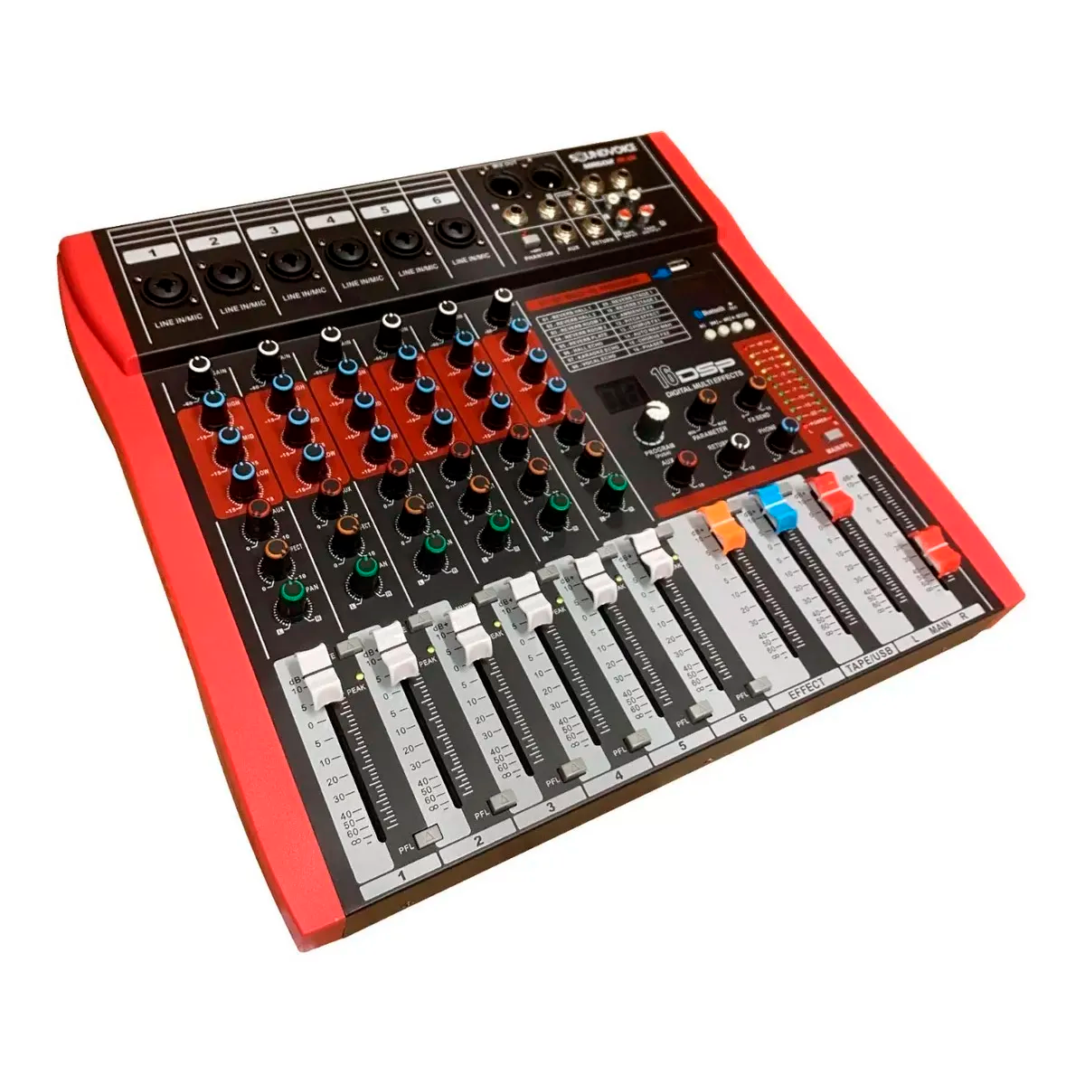 Mesa de Som - MS162 EUX - 16 Canais - Bluetooth - Soundvoice - AudioDriver Instrumentos Musicais ...