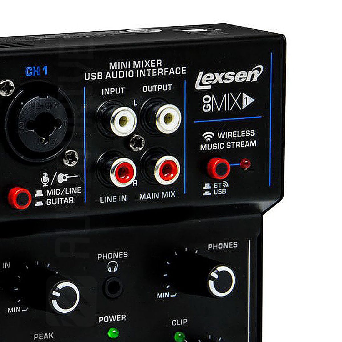 Mixer Mesa de Som com Interface USB e Bluetooth Go Mix 1 - Lexsen ...