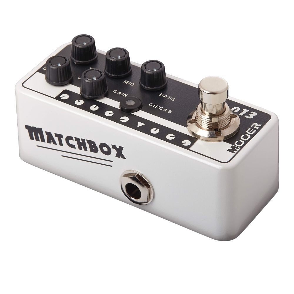 Pedal Preamp Simulador Mooer 013 Matchbox (Baseado no Matchless C30 ...