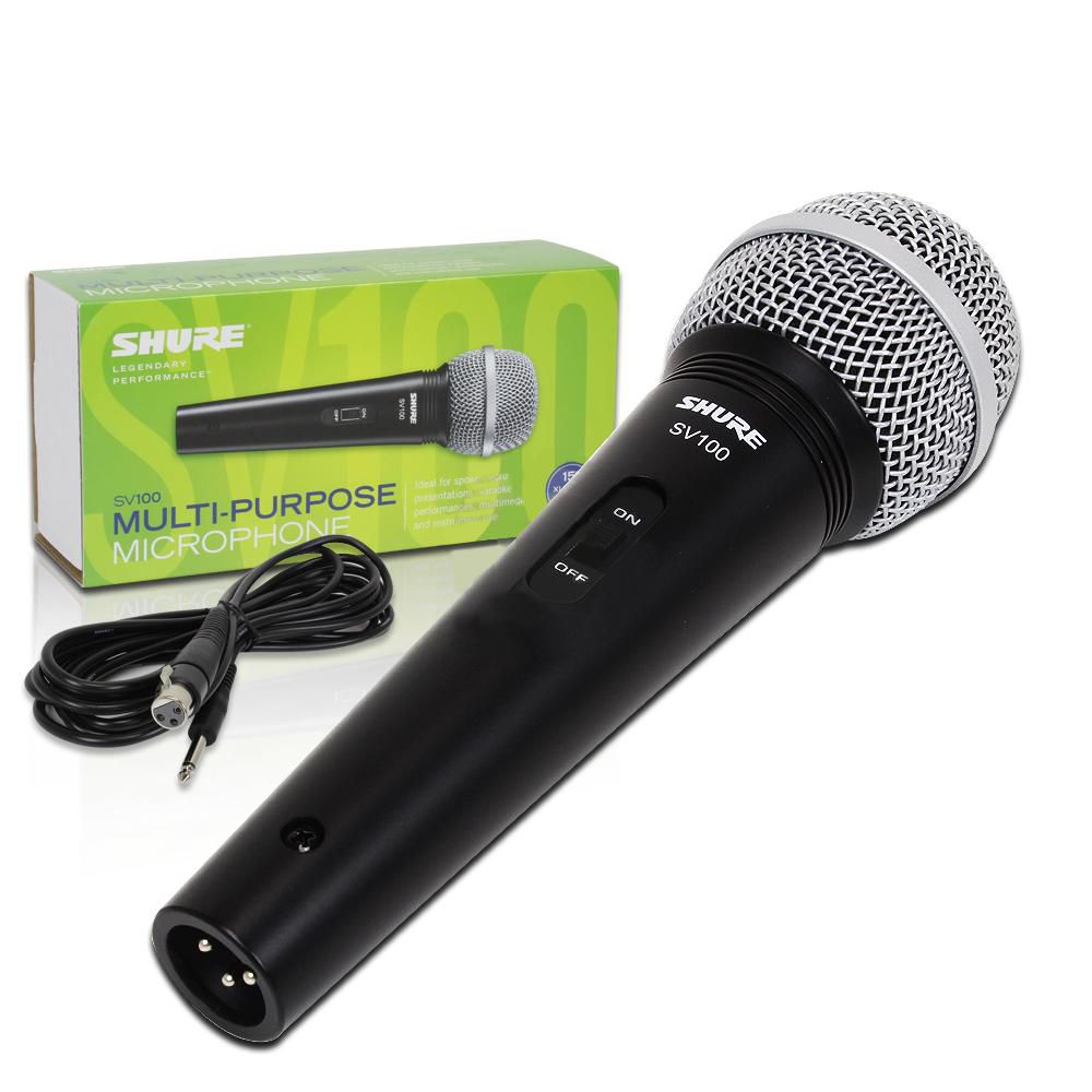 Microfone para Vocal com Cabo SV100 - Shure - AudioDriver Instrumentos ...