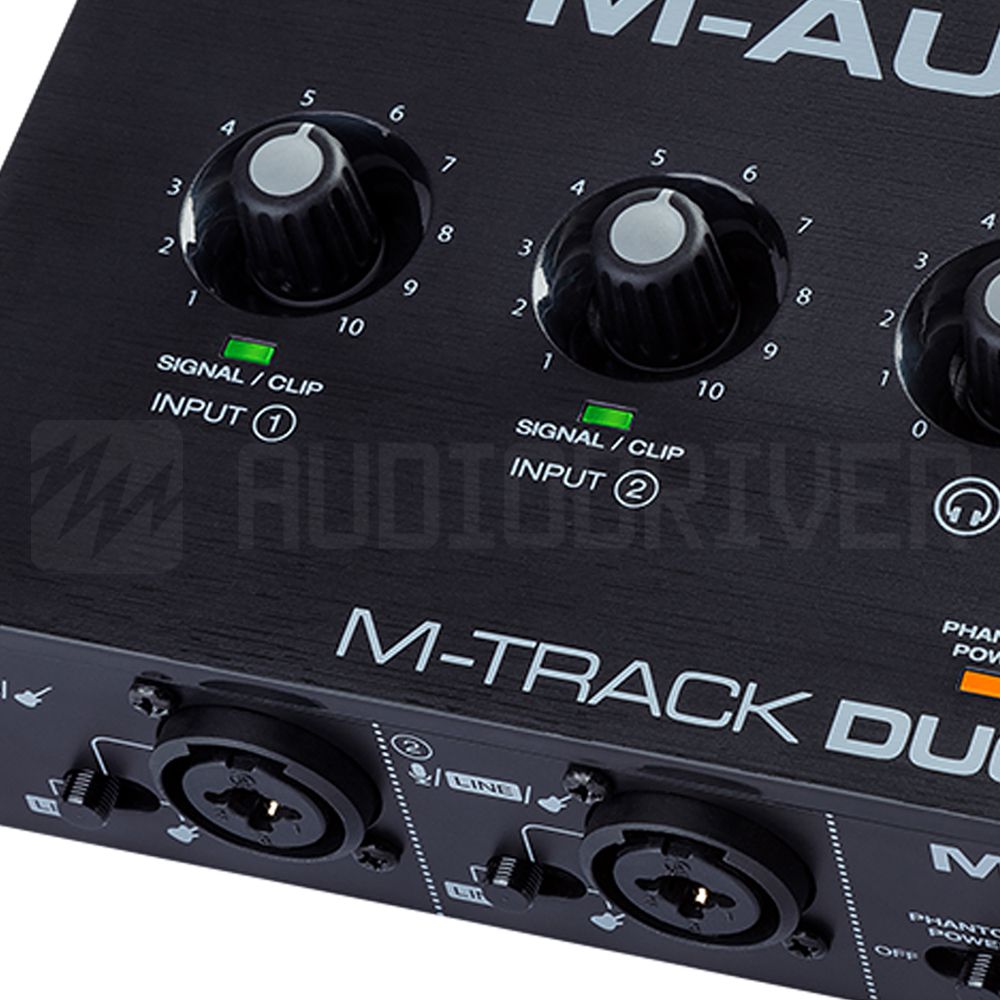 Interface de Audio MTrack Duo MAudio 2 Canais - AudioDriver ...