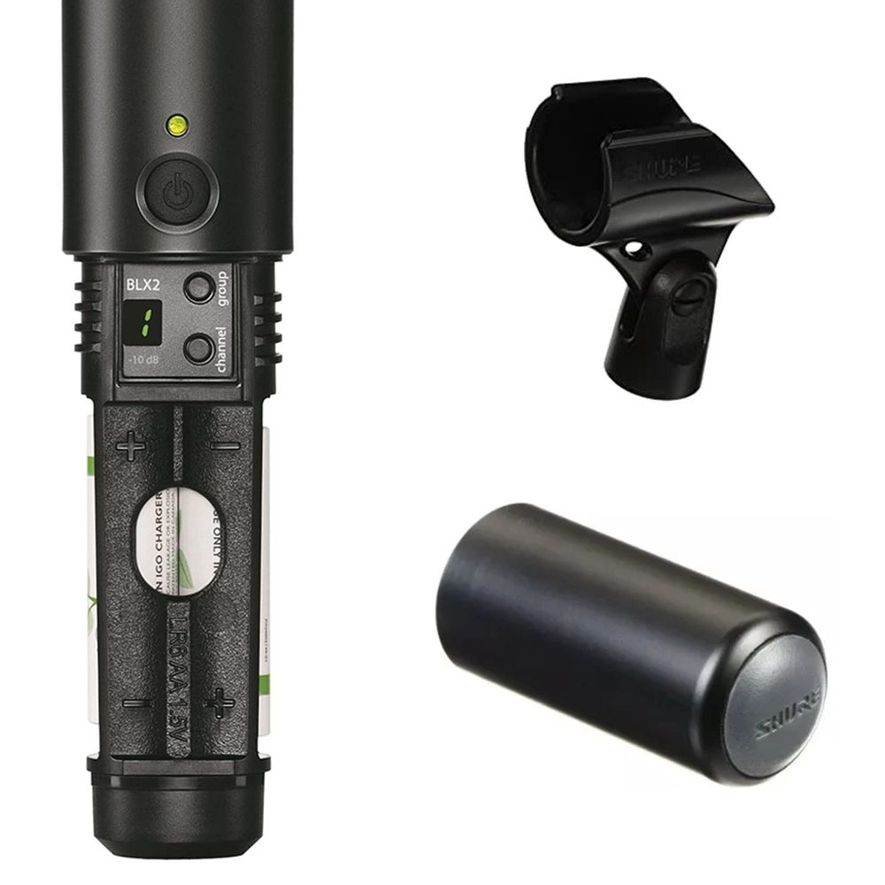Microfone Sem Fio Bastão Shure BLX24BR/PG58-M15 - AudioDriver Instrumentos Musicais e Acessórios