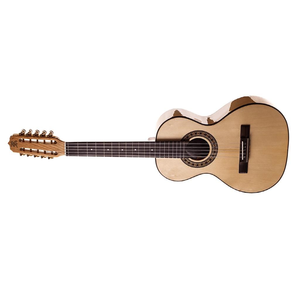 Viola Dourada Cinturada Elétrica Rozini RV217.AT.N.MP Natural Com Pré ...