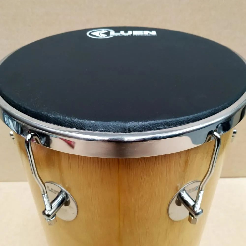 Rebolo Reto em Madeira 45x12” Luen 26020 Clássico com Aro Cromado e ...