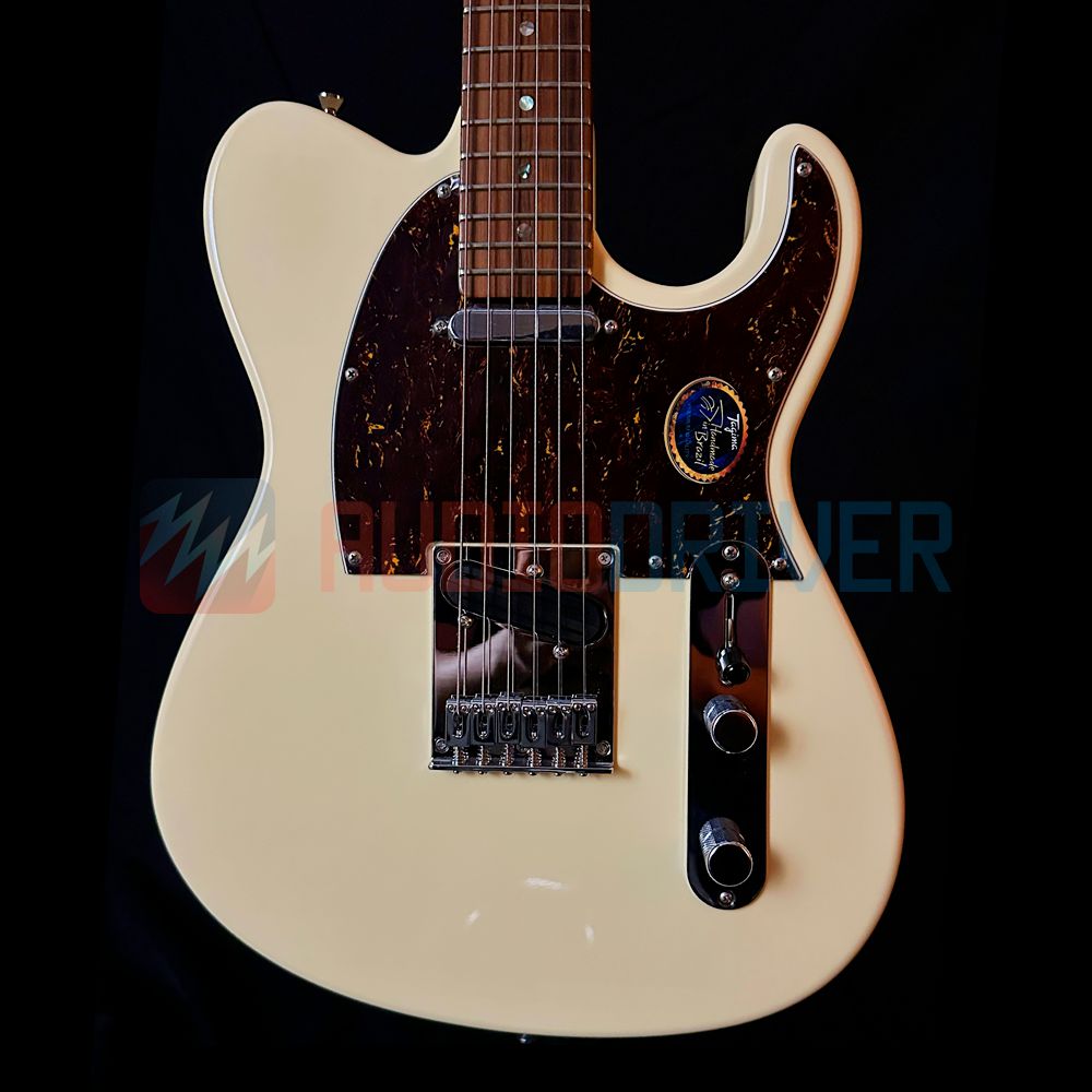 Guitarra Telecaster Tagima T-855 WV E/TT Linha Brasil Branco Vintage ...
