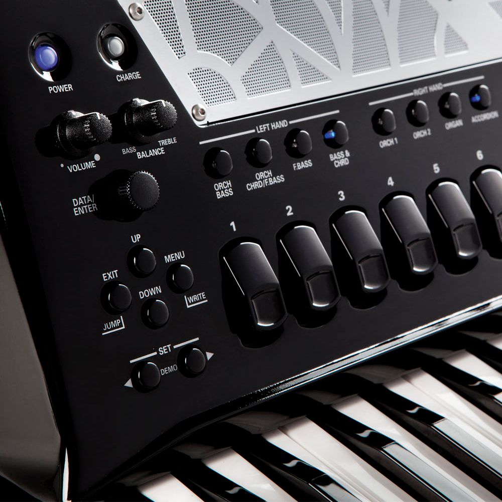 Acordeon Digital MIDI Roland FR-8X Preto - AudioDriver Instrumentos ...