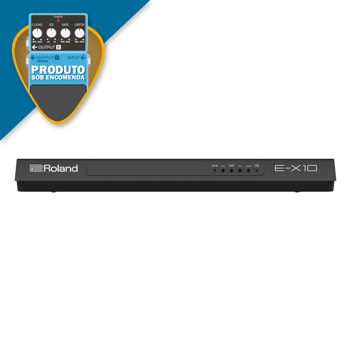 Teclado Arranjador 61 Teclas Roland E-X10 - AudioDriver Instrumentos ...