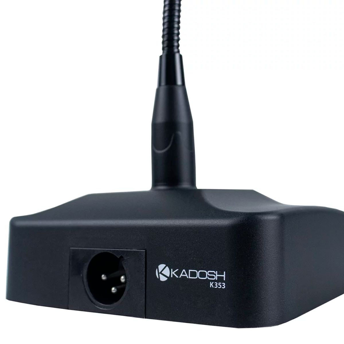 Microfone de Mesa Gooseneck 45 cm Kadosh K353 com Base - AudioDriver Instrumentos Musicais e ...