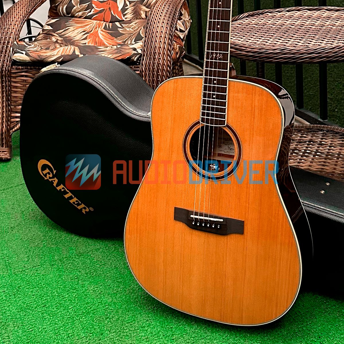 Violão Folk 50 Anos Crafter SungEum D-50th e VVS com Case Rígido, Cert ...