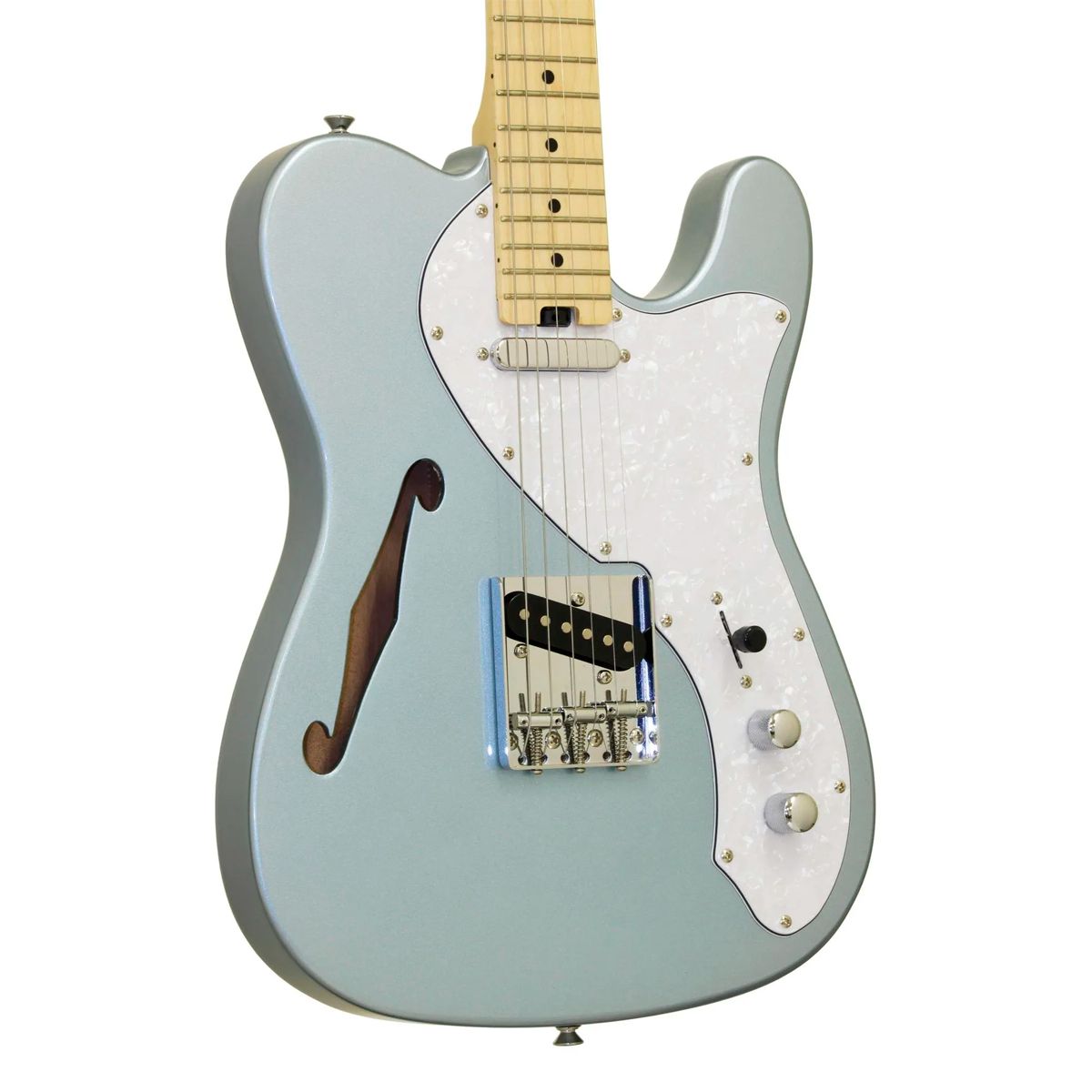 Guitarra Telecaster Thinline Aria Pro II TEG-TL Metallic Ice Blue ...