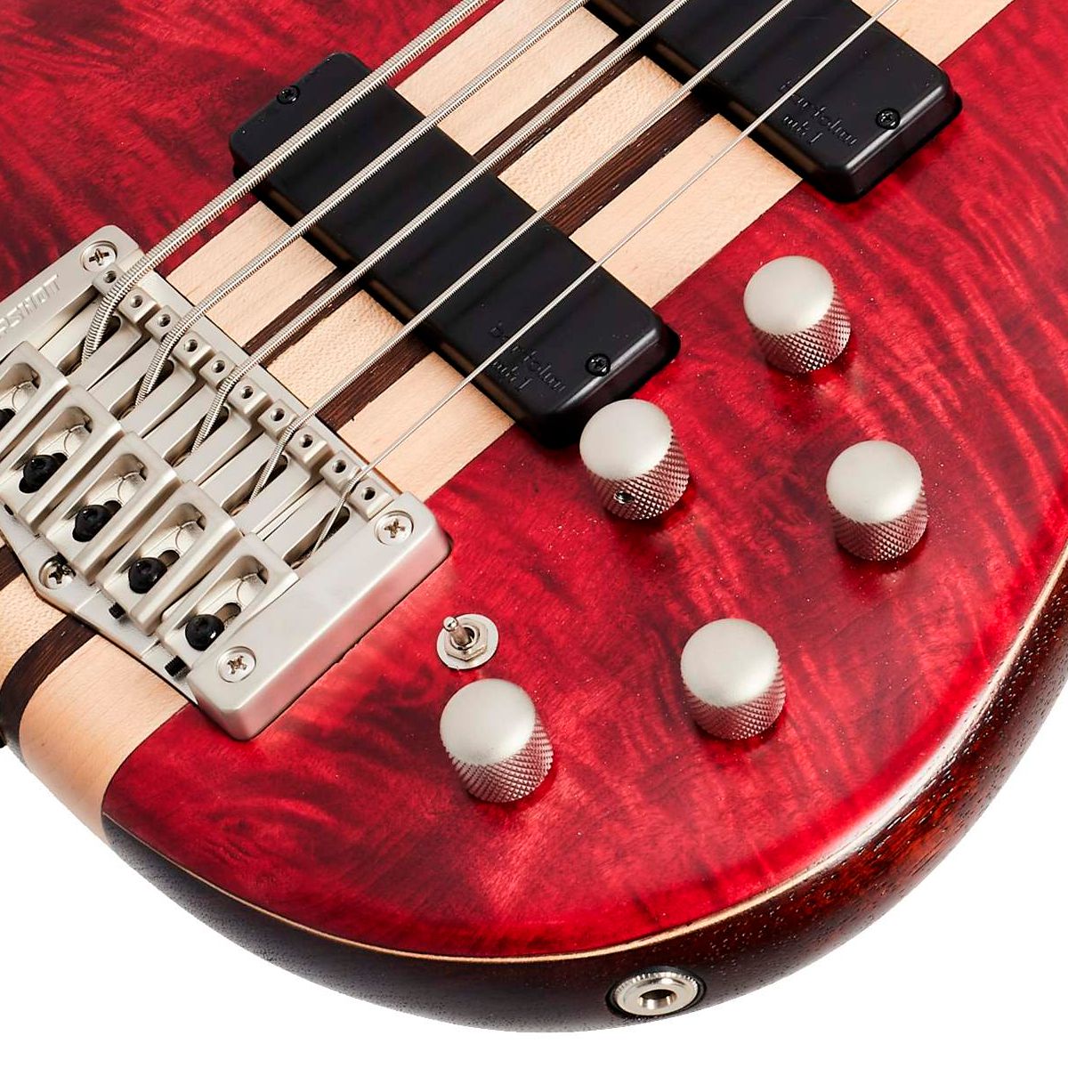 Baixo Ativo 5 Cordas Cort A5 PLUS FMMH OPBC com Tampo em Maple e Pré B - AudioDriver ...