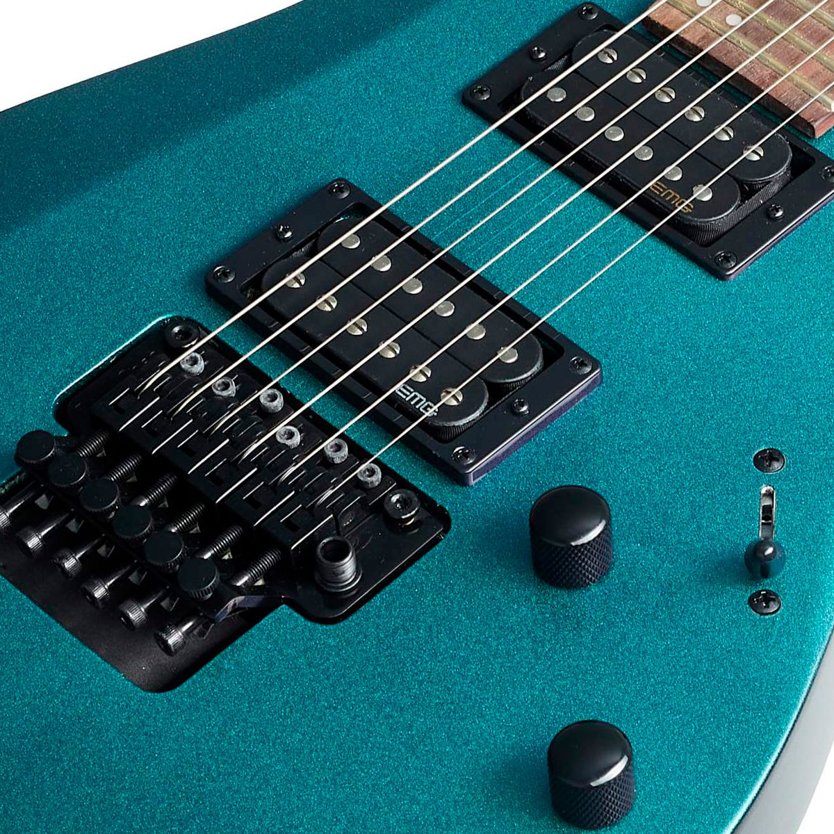 Guitarra Super Strato Cort X300 Flip Blue com ponte Floyd Rose e capta ...