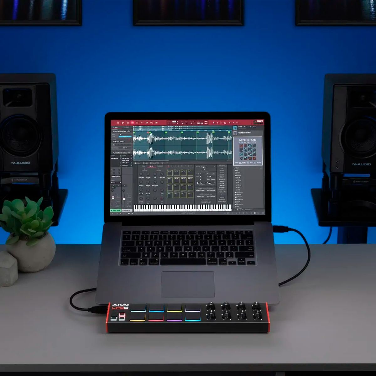 Akai LPD8 mk2: Controle Criativo de Produção Musical Portátil ...