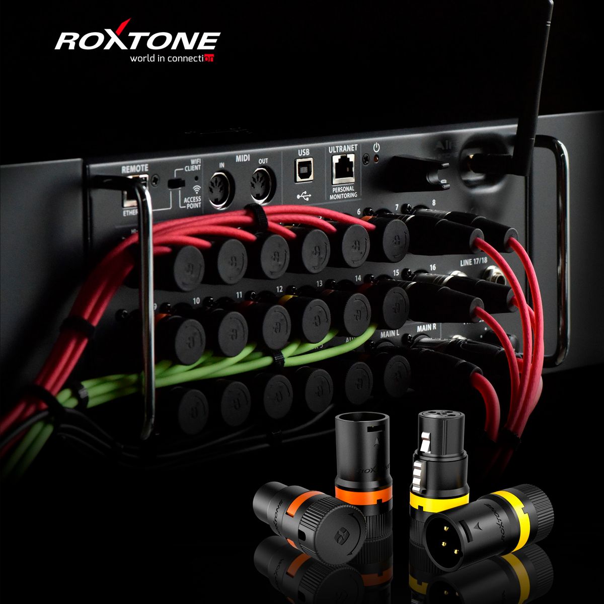 Roxtone LX3M: Conector XLR Macho Premium e Elegante - AudioDriver ...