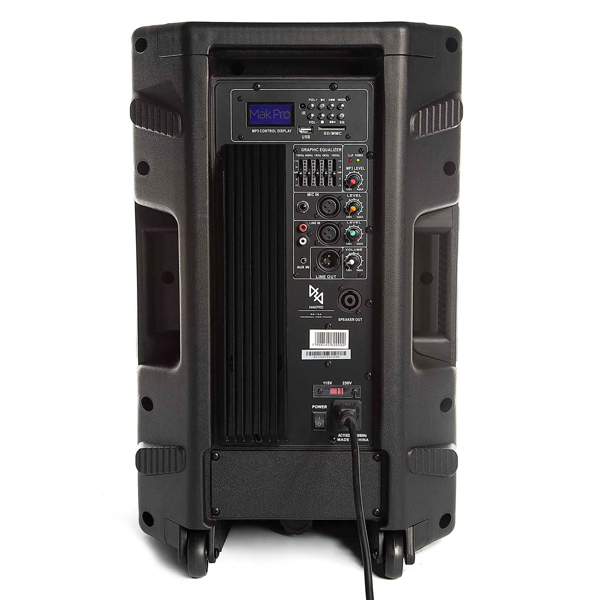 MAKPRO MK-12A: Caixa Ativa 250W RMS com Bluetooth e USB - AudioDriver ...