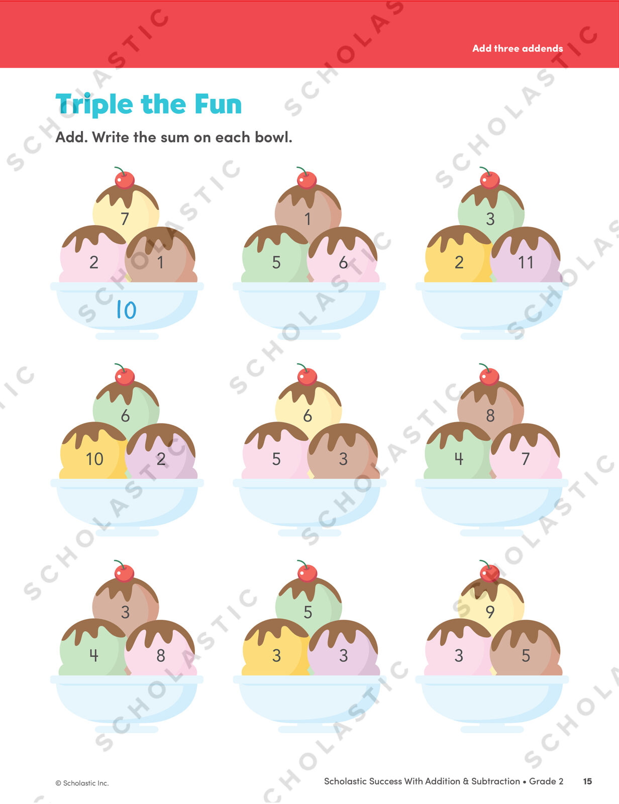 Success With Addition & Subtraction: Grade 2 Workbook - Books R Toys