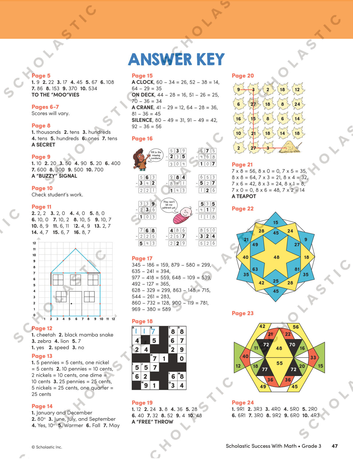 Success With Math: Grade 3 Workbook - Books R Toys