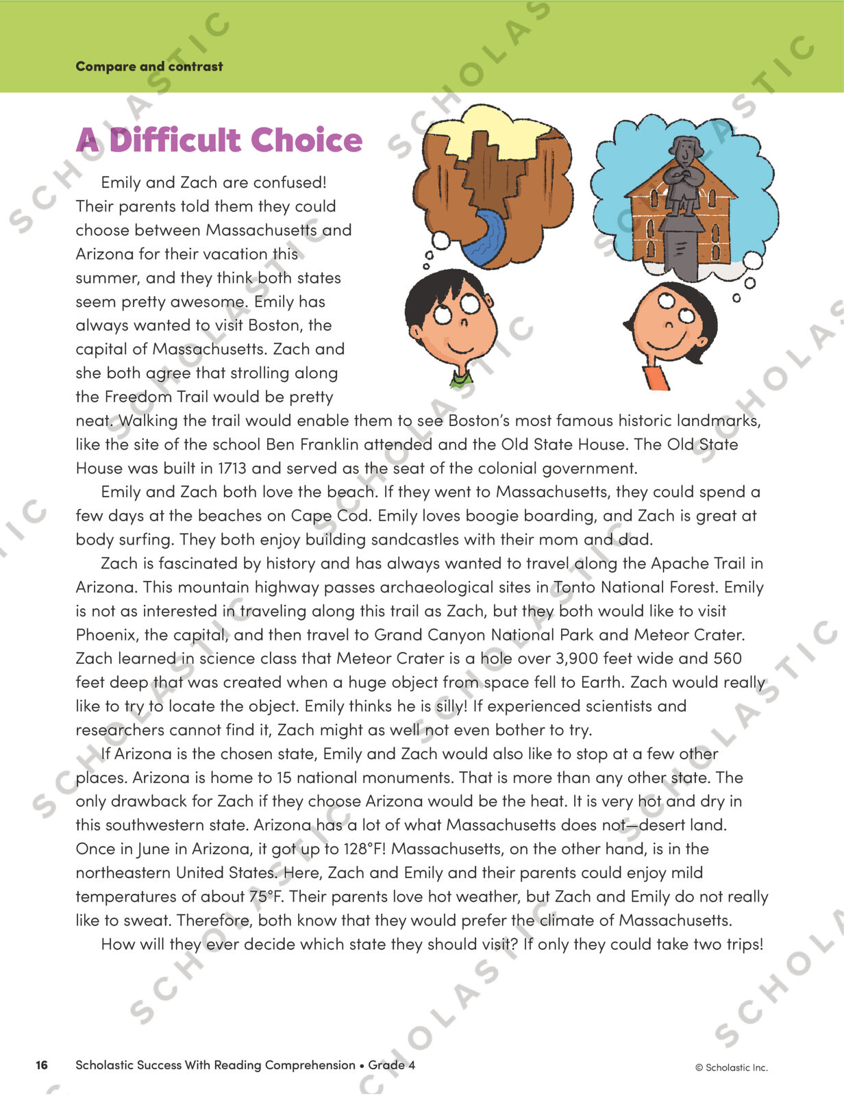 Success With Reading Comprehension: Grade 4 Workbook - Books R Toys