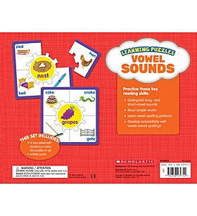 learning puzzles vowel sounds - Books R Toys