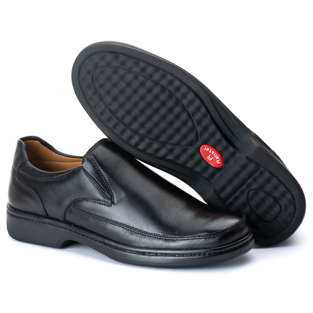 Sapato Social Conforto Masculino Em Couro Legítimo - Sanel Shoes