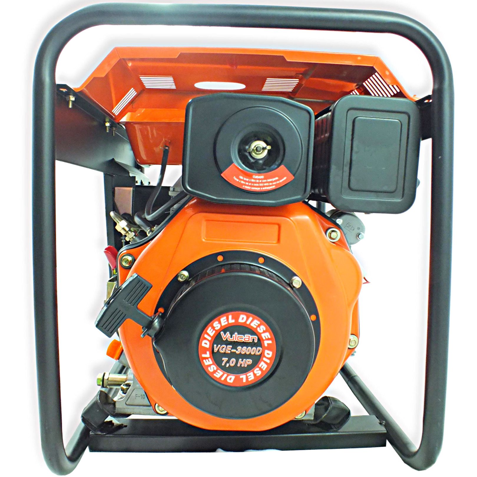 Gerador Vulcan VGE3600D Diesel 4 Tempos 269CC 7HP 3600W 4,50KVA Bivolt ...