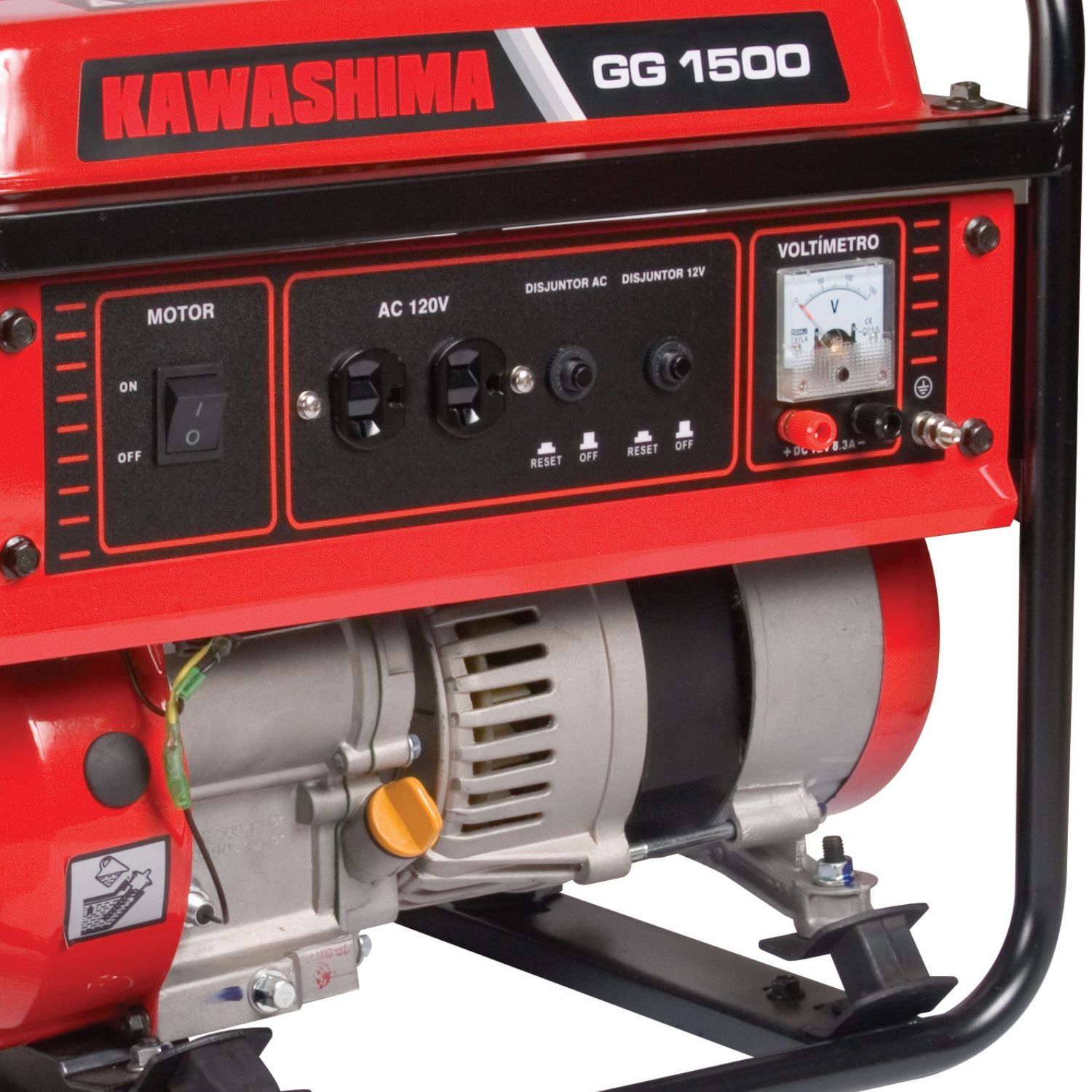 Gerador Kawashima À Gasolina GG1500 1500W Monofásico 1200W 60Hz ...
