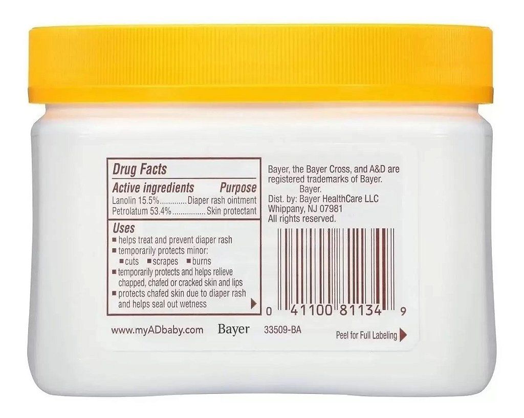 Pomada A+D Prevent - 454g - Ellie Importados